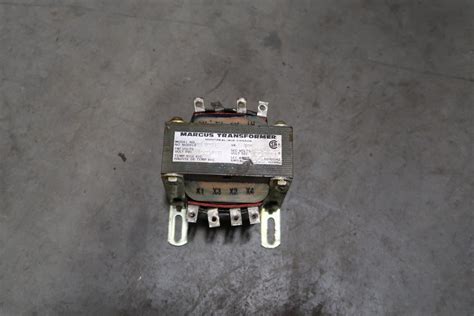 Marcus 100 Va Control Transformer 240 480 Pri Volts 120 240 Sec Volts