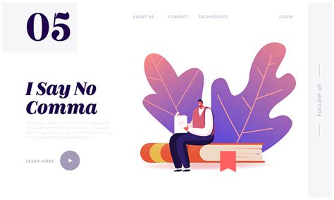 지식 방문 페이지 템플릿 확보 거대한 책에 앉아 남성 캐릭터 읽기 남자 학생은 도서관에서 시간을 보내거나 대학에서 문법 시험 시험을 준비합니다 만화 벡터 일러스트레이션 책에