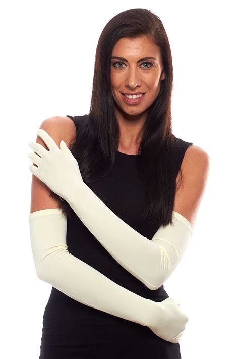 Classic Comfort Stretch Long Opera Gloves With Buttons Ebay