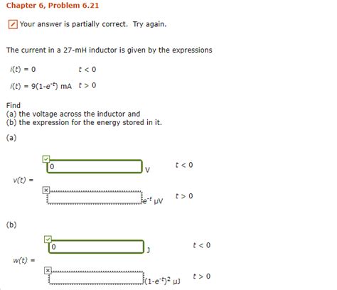 Solved Chapter 6 Problem 621 Your Answer Is Partially