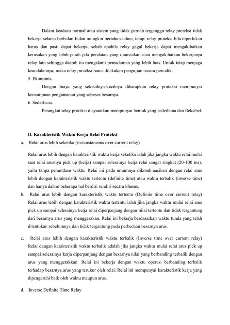 Macam Relay Proteksi Doc