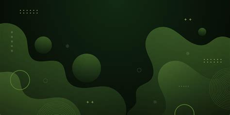 Dark Green Wave Background With Simple Shape And Lines Pattern Simple
