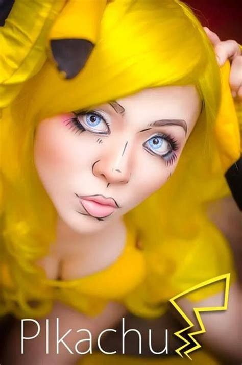 Pikachu Cool Style Gothic Makeup Aurora Sleeping Beauty