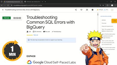 Troubleshooting Common Sql Errors With Bigquery Qwiklabs Gsp408 Youtube