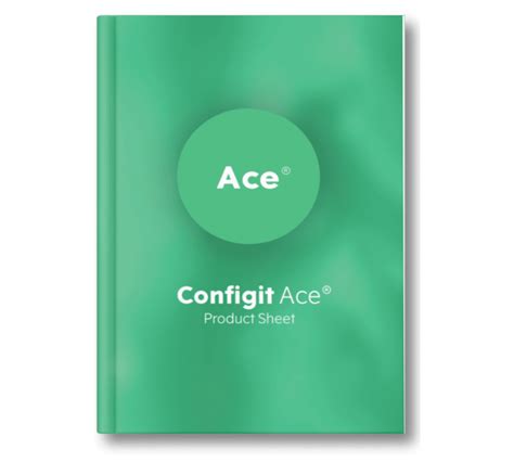 Configit Ace® Product Sheet Configit