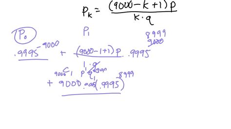 Calculate And Identify By Name Q N Where Q Is Bernoulli With Parameter P Numerade