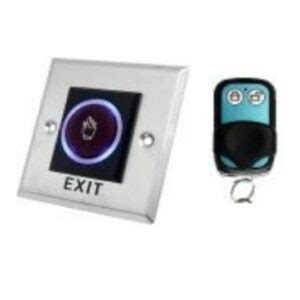 Elock No Touch Exit Button Rectangle With 2 Key Remote Control One Key Open And One Key Close