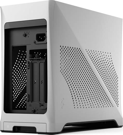 Fractal Design Era 2 Silver Anodized Aluminum Steel Mini Itx Compact Small Form Factor Pc Case