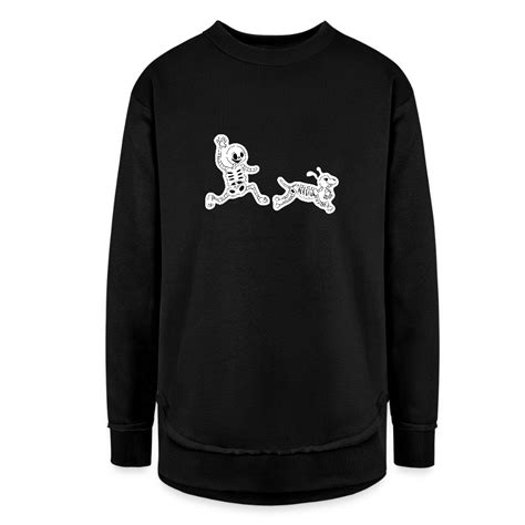 Skeleton Friends Weekend Tunic Fleece Sweatshirt Wisconsin Humane Society