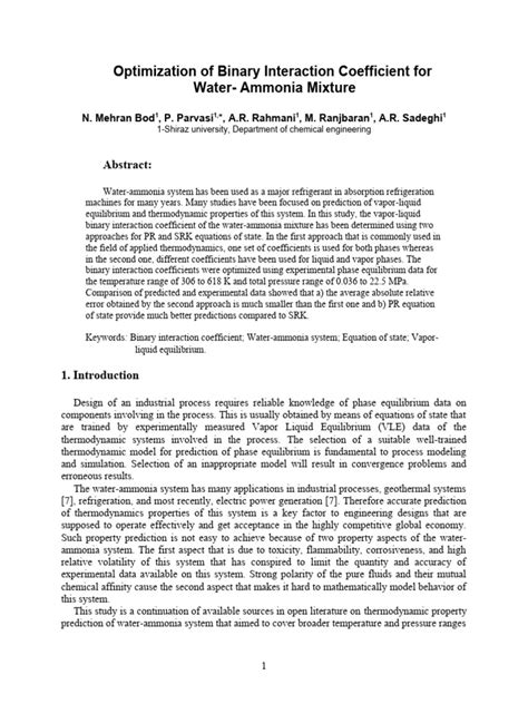Ammonia Pdf Phase Matter Phase Rule