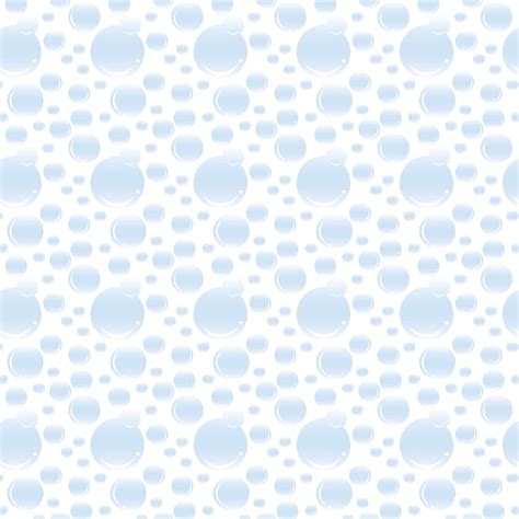 Premium Vector Soap Bubbles Seamless Pattern Vector Background