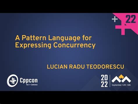 Free Video A Pattern Language For Expressing Concurrency In C