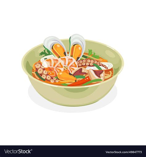 Jjamppong Royalty Free Vector Image Vectorstock