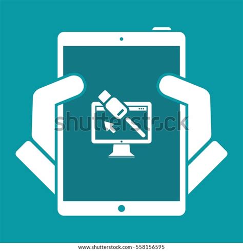 Computer Cable Usb Flat Minimal Icon Stock Vector Royalty Free 558156595 Shutterstock