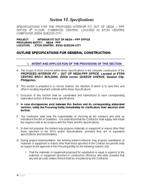 General Construction Specifications Finalpdf
