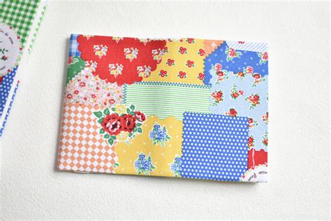 复古碎花拼布定制余白书衣a5a6手帐封皮布艺书衣书套保护套可调虎窝淘