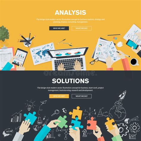 Flat Design Illustration Concepts For Graphic And Web Design Stock Vector Illustration Of Flat