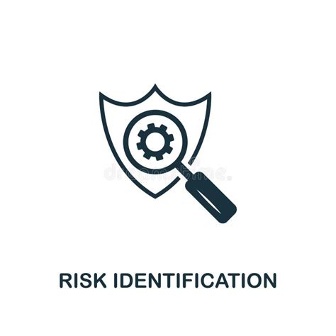 Risk Identification Icon Creative Element Design From Risk Management Icons Collection Stock