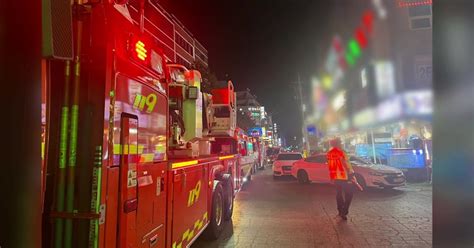 인천 호텔 화재로 30대 여성 숨져80여 명 대피