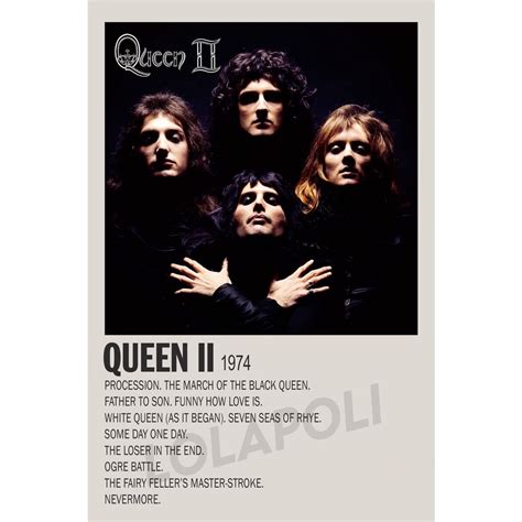 Queen Ii Album Cover Poster Queen Shopee Philippines