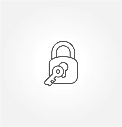 Padlock With Keyhole Icon Security Icon Lock Icon Set Padlock Open