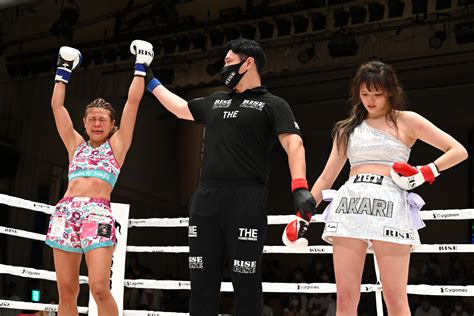 Rise 6 24 後楽園ホール（レポ）：erika♡、akariを5rノンストップファイトで返り討ちしqueenミニフライ級王者に。花岡竜