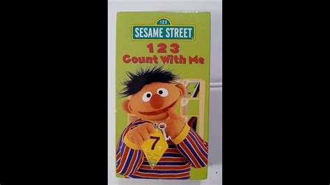 Sesame Street 123 Count With Me Full 2002 Sony Wonder Vhs Youtube