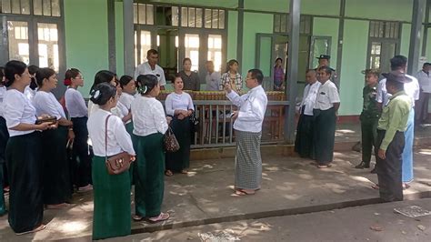 လယ်ဝေးမြို့နယ်အတွင်းရှိ ပညာရေးဝန်ထမ်း၂၉၃၆ဦးအား ဆန်နှင့်ဆီများ သက်သာသောစျေးနှုန်းဖြင့် ရောင်းခ