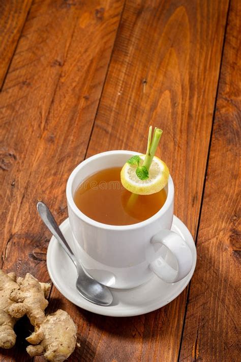 A Typical Indonesian Drink Made From Sliced Fresh Ginger Stock Image