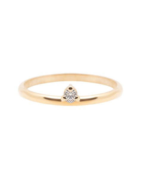 Tiny Diamond Ring Tor