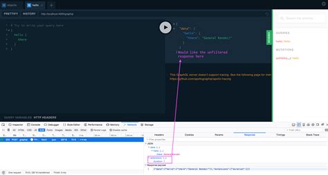 Playground Filtering Response Extensions Being Hidden · Issue 651