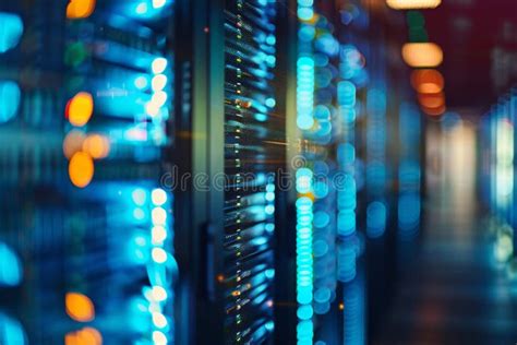 Server Room Data Center Big Data Storage Cloud Computing Technology Stock Image Image Of