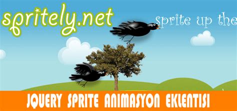 Spritelyjs Sprite Animasyonlu Uçan Kargalar