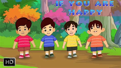 If Your Happy And You Know It Clap Your Hands Nursery Rhyme With