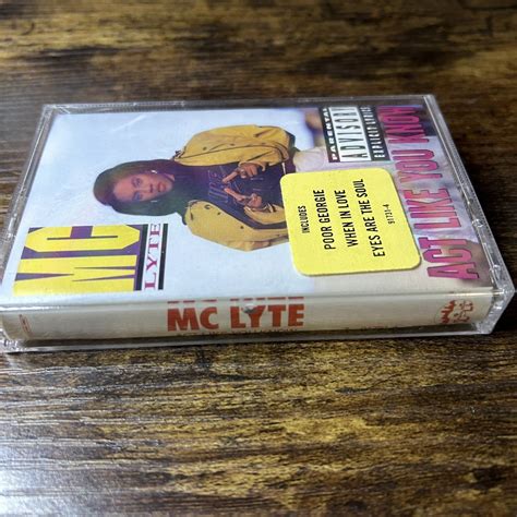 Act Like You Know [pa] By Mc Lyte Cassette Sep 1991 Eastwest For