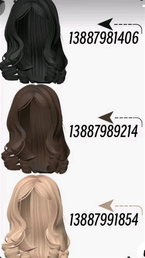 Roblox Hair Id Codes