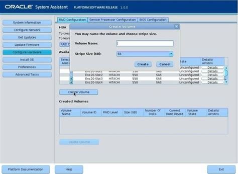 Configure RAID With A Sun Storage Gb SAS PCIe RAID Internal HBA Sun Server X Installation