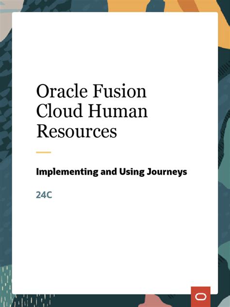 Implementing And Using Journeys Pdf Oracle Corporation Human Resource Management