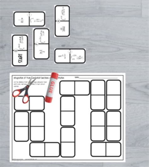 Integration U Substitution Activity For Calculus By Joan Kessler