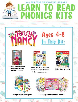 Phonics Kit Fancy Nancy Joint Base San Antonio Libraries