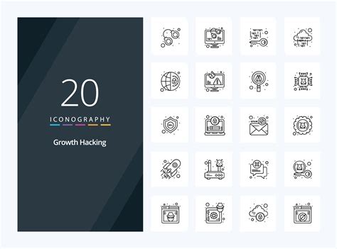 20 Hacking Outline Icon For Presentation 19294178 Vector Art At Vecteezy