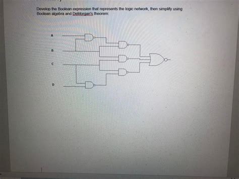 Solved Develop The Boolean Expression That Represents The Chegg
