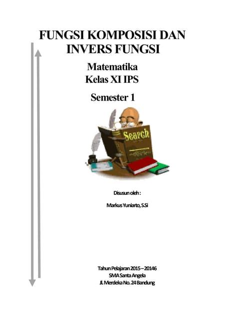 Modul Matematika Fungsi Komposisi Xi Ips Pdf