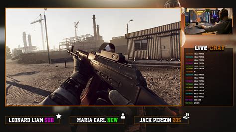 Escape From Tarkov Stream Overlays Package Tarkov Animated Twitch Stream Pack Webcam