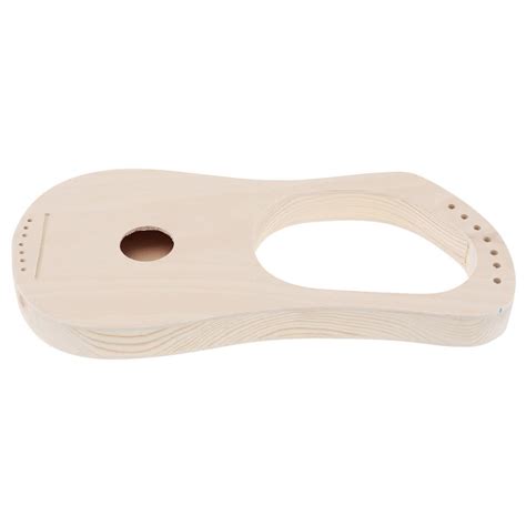 7 Strings Lyre Harp Diy Kit Solid Basswood String Grandado