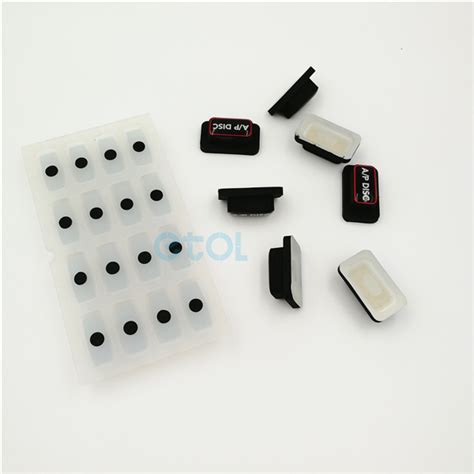 OEM Conductive Silicone Rubber Keypad With PU Coating ETOL