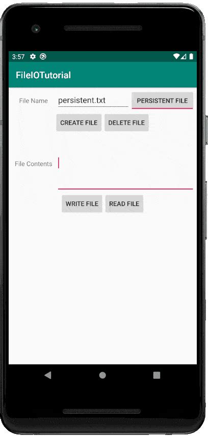 Android File Io Tutorial With Internal And External Storage Learn To
