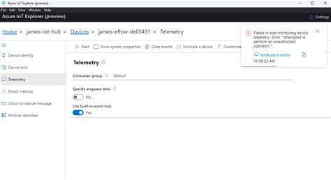 Unable To Get Telemetry For Device · Issue 573 · Azureazure Iot Explorer · Github