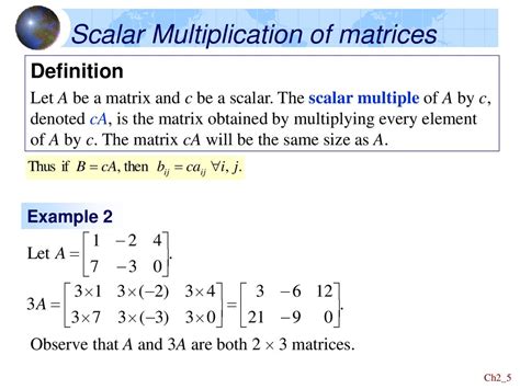 Ch2 Matrices презентация онлайн