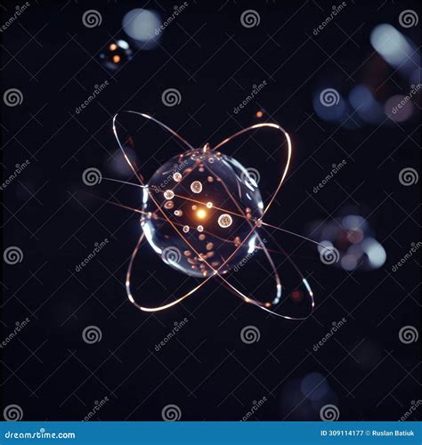 Atomic Dance Subatomic Realm Electrons Neutrons And Protons Orbit A Fixed Nucleus In A Model